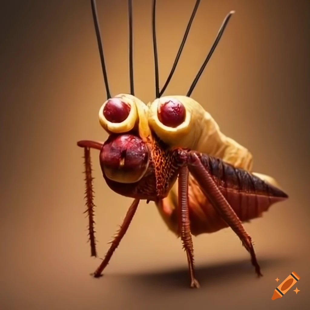 Edible insect donut on Craiyon