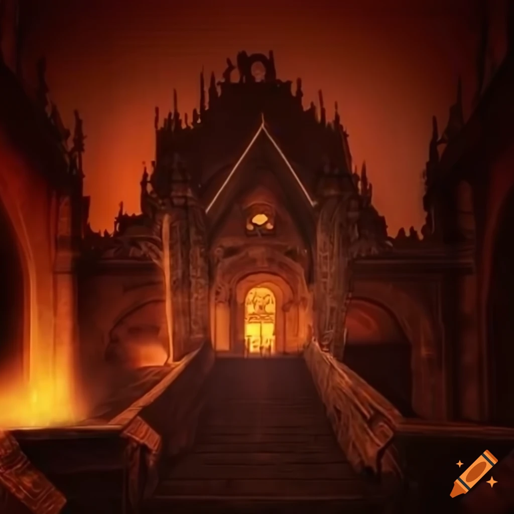 Eldritch hellscape on Craiyon