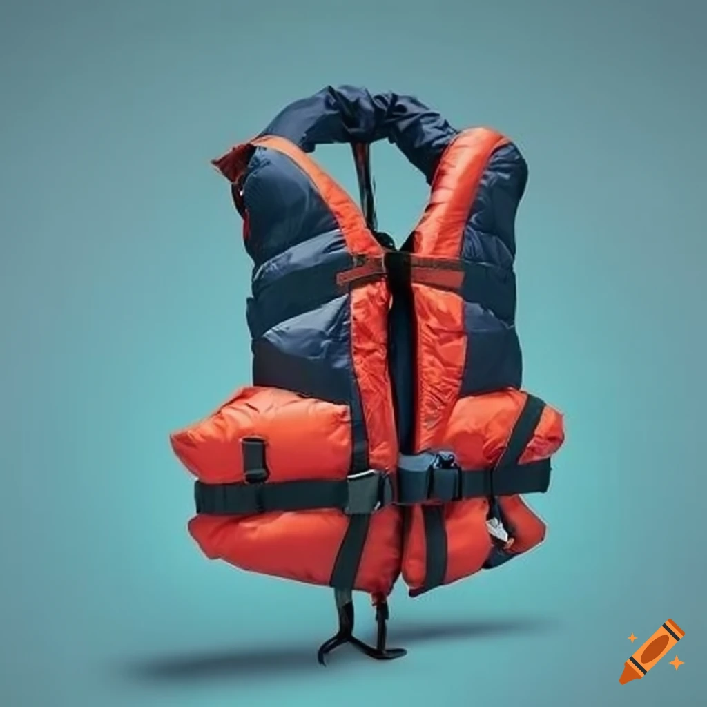 Nylon life-jacket and coat on Craiyon