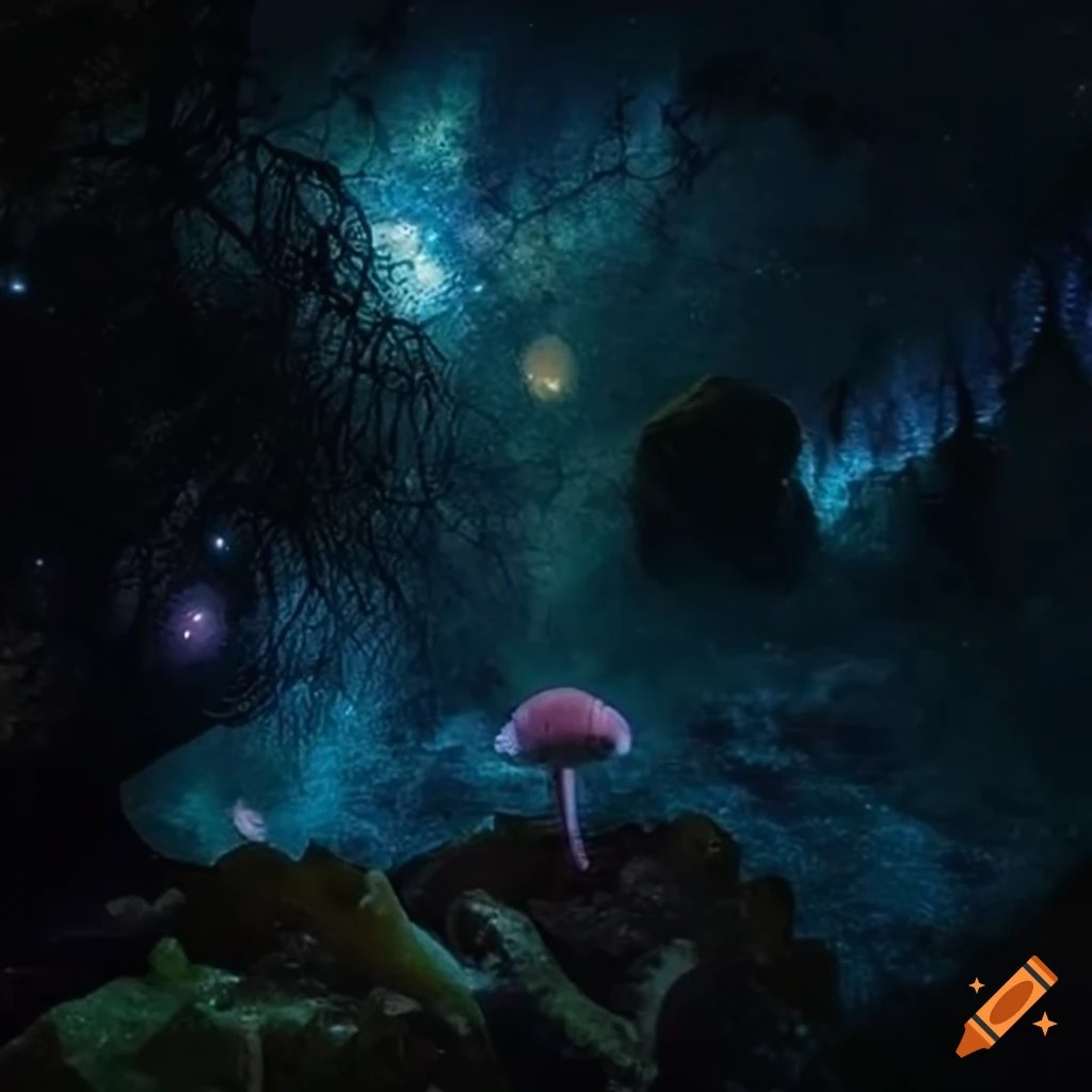 🌌embark on a transcendent odyssey through an extraterrestrial realm ...