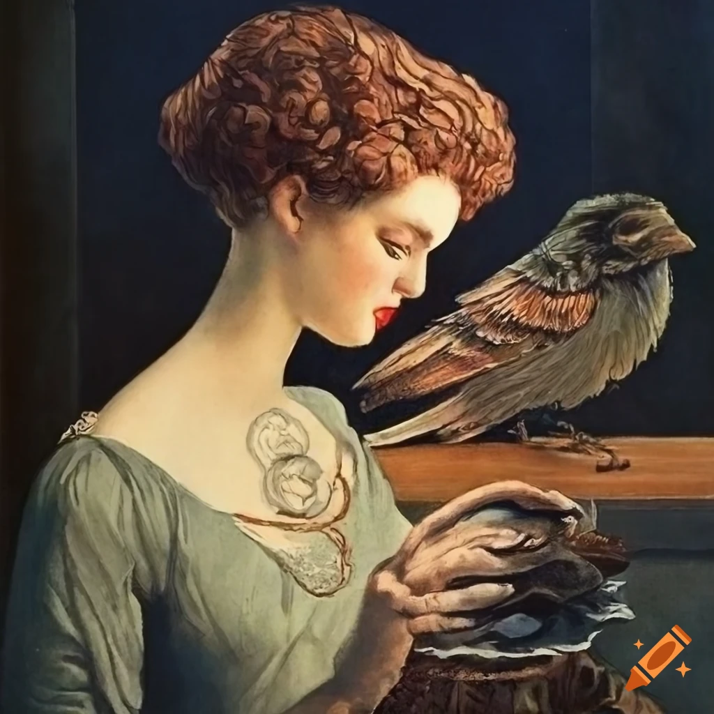 Vintage full color illustration by franklin booth, yuri vasnetsov, and ...