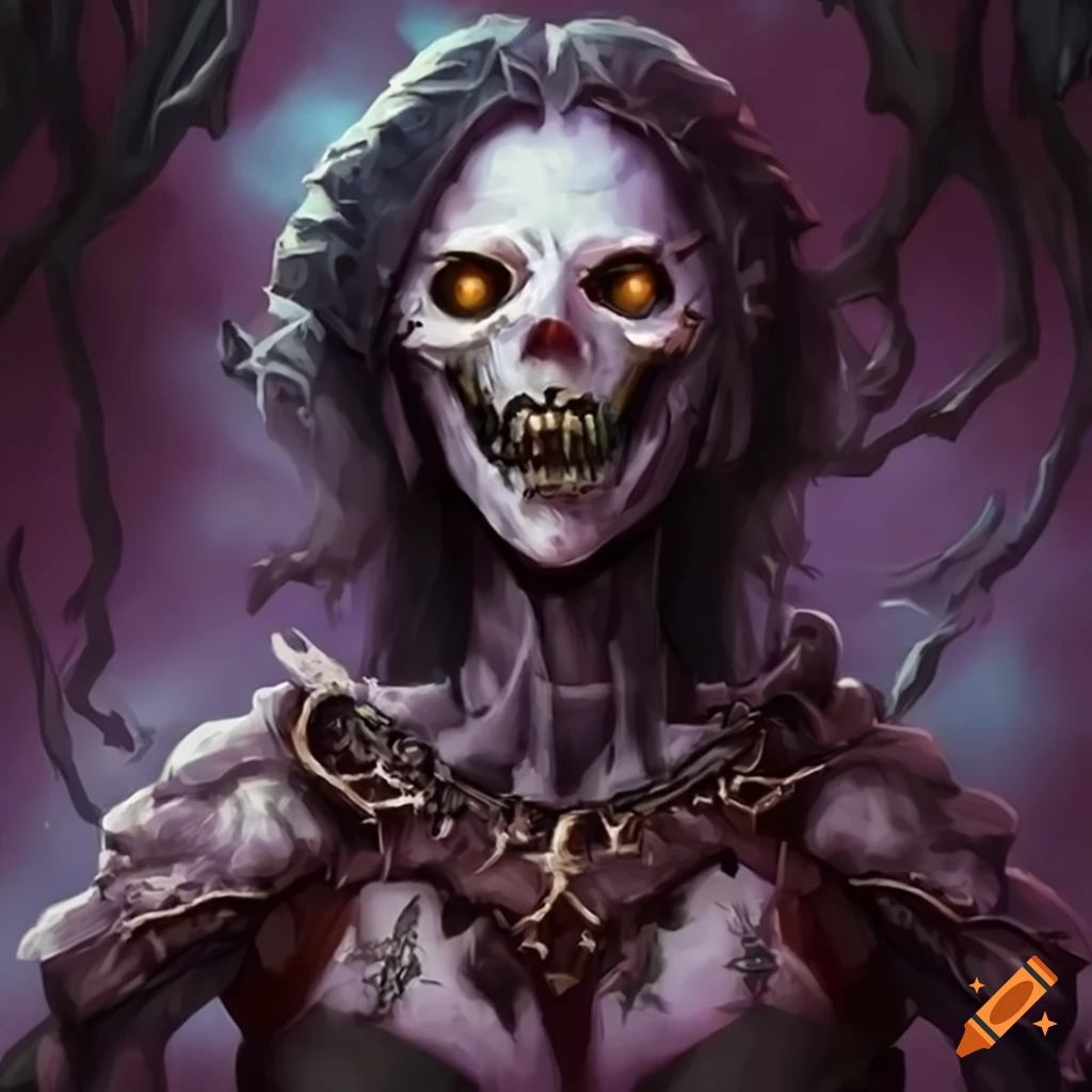 Necromancer dungeons on Craiyon