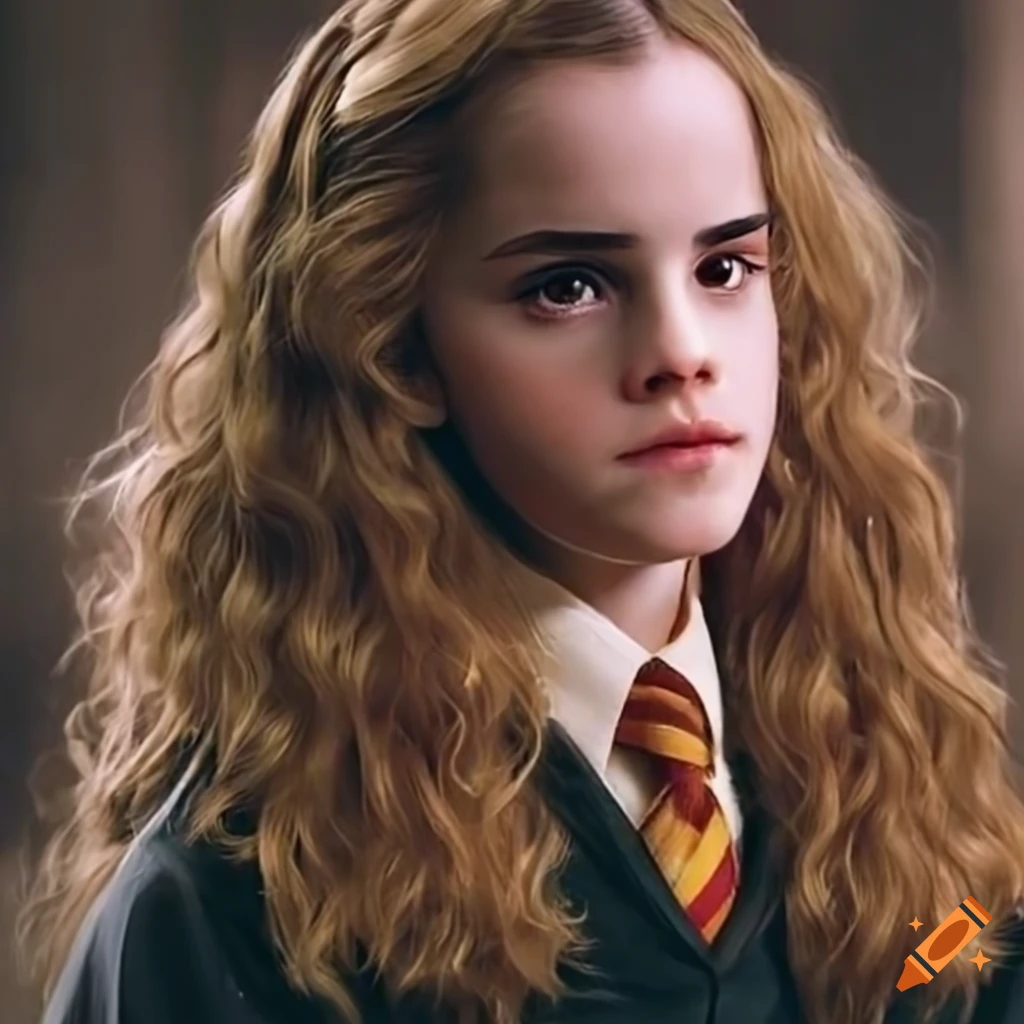 Hermione granger wearing a loose slipping nightgown on Craiyon