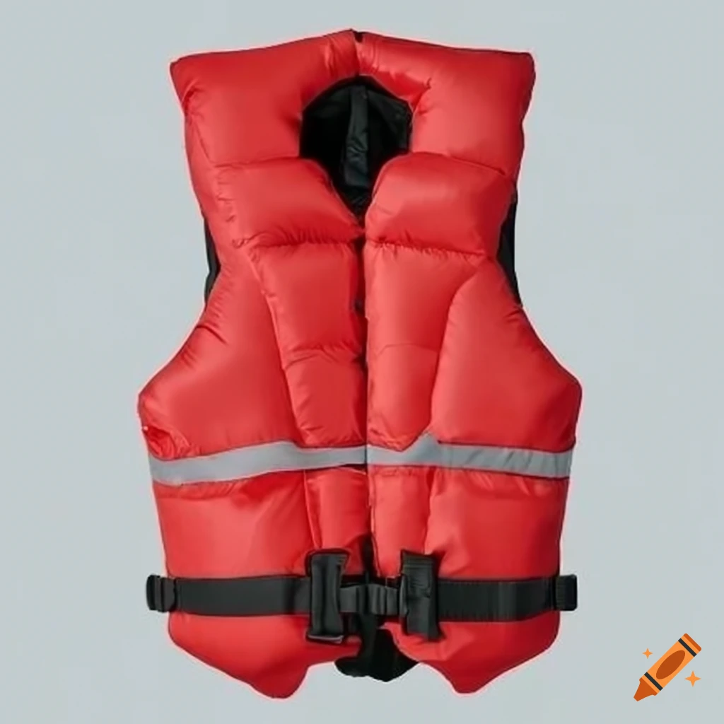 Super puffy lifejacket and down jacket on Craiyon