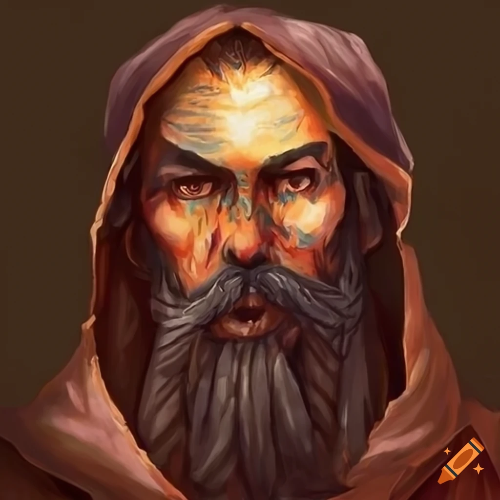 Middle eastern sorcerer on Craiyon