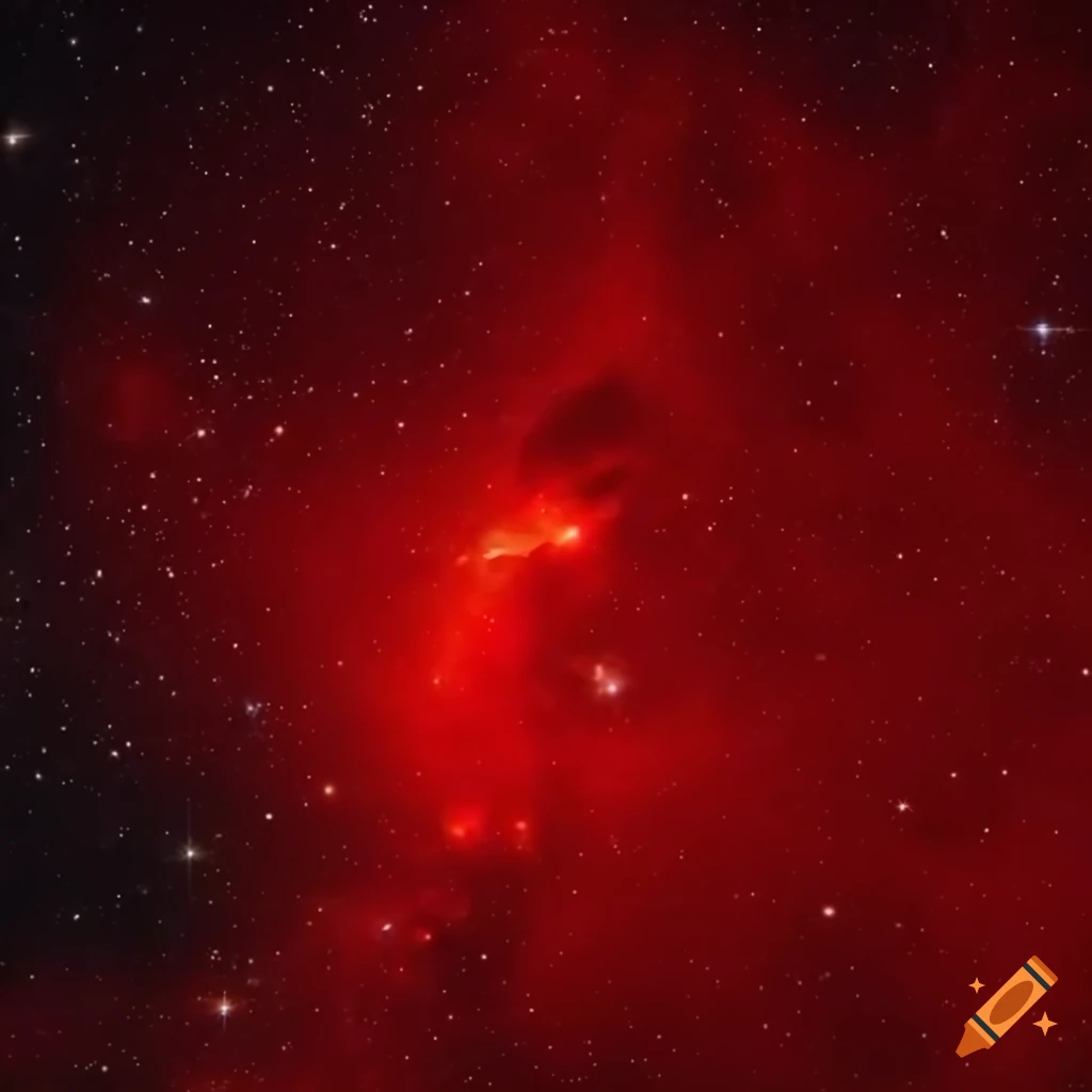 Vibrant red space with endless possibilities on Craiyon