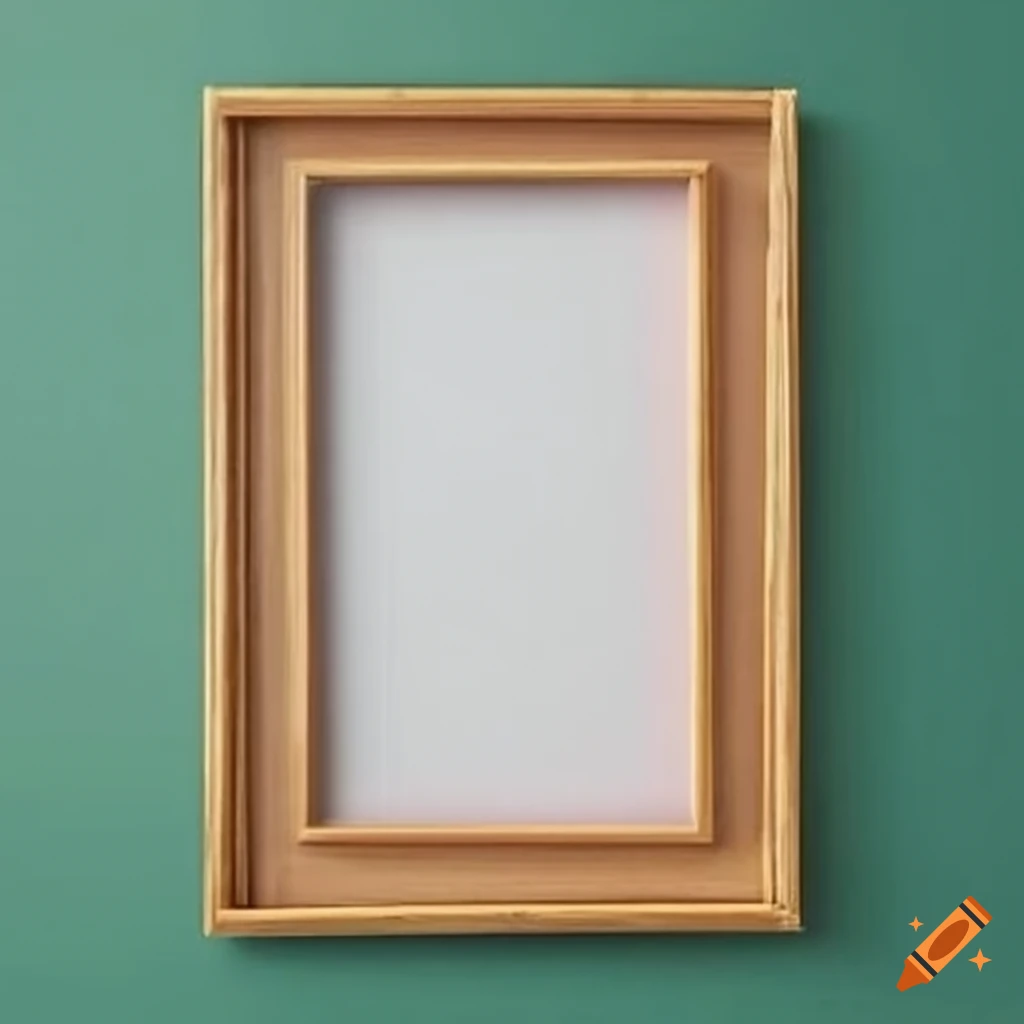 Slender picture frames made from interwoven bamboo on Craiyon