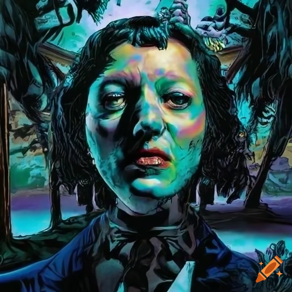 Vivid tropical LSD from Noir graphic novel, Batman Villain by Norman ...