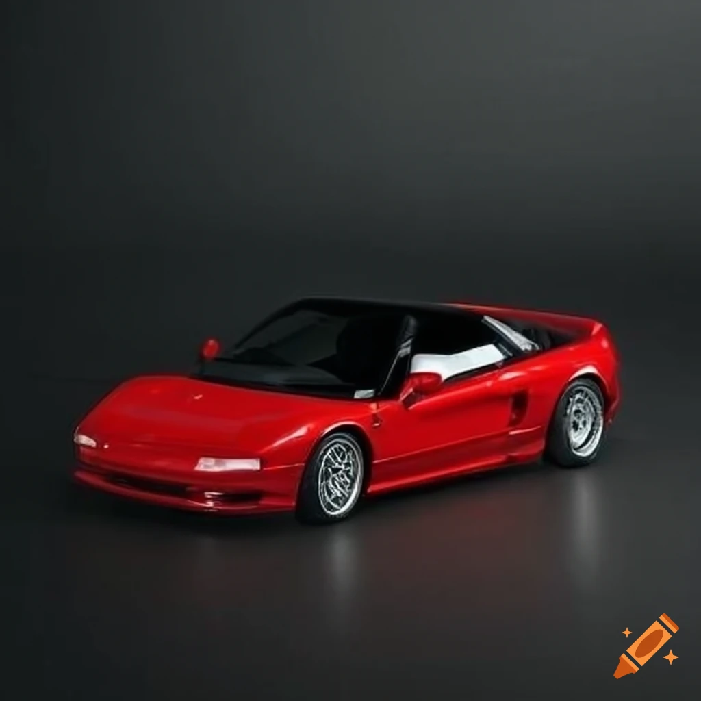 Red honda nsx 1990 on Craiyon