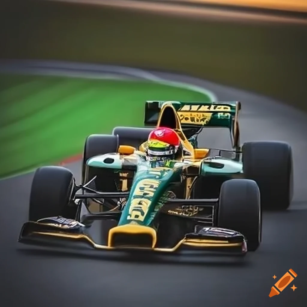 Modern lotus f1 car on Craiyon