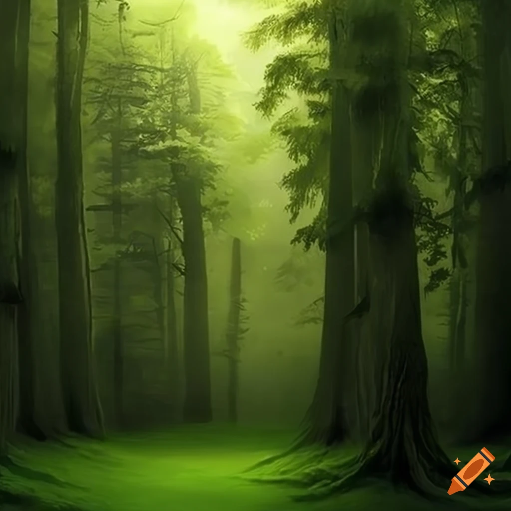 Super realistic forest landscape on Craiyon