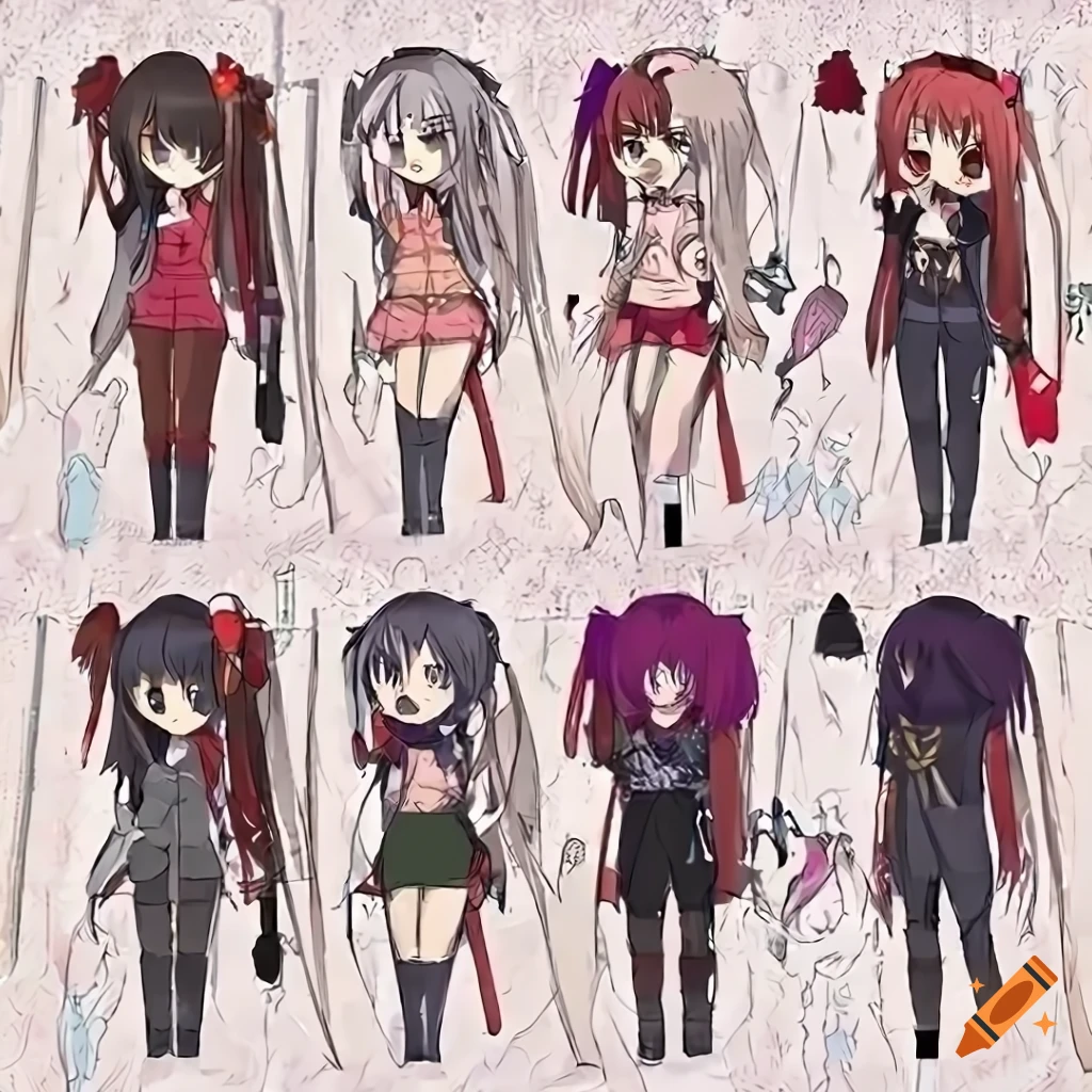 Anime character adopt on Craiyon