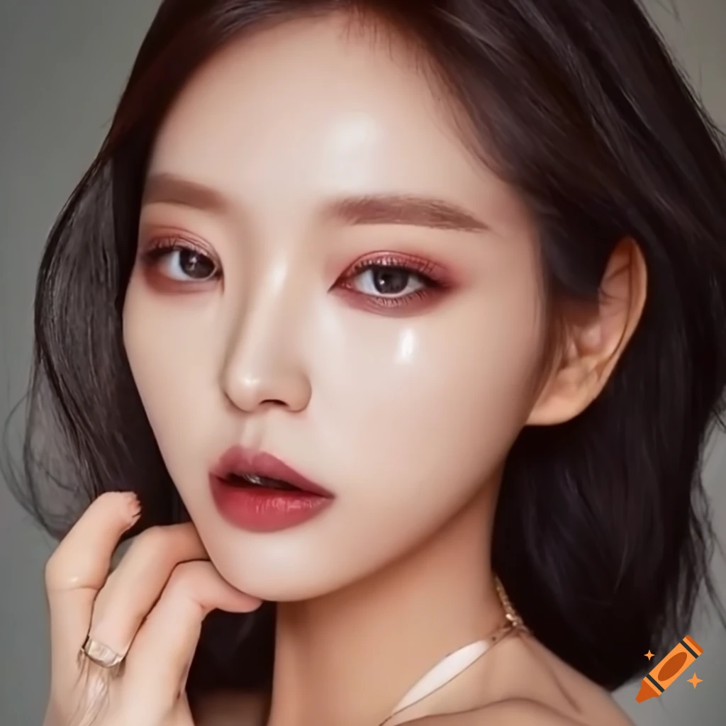 Radiant person with graceful poise and flowing hair on Craiyon