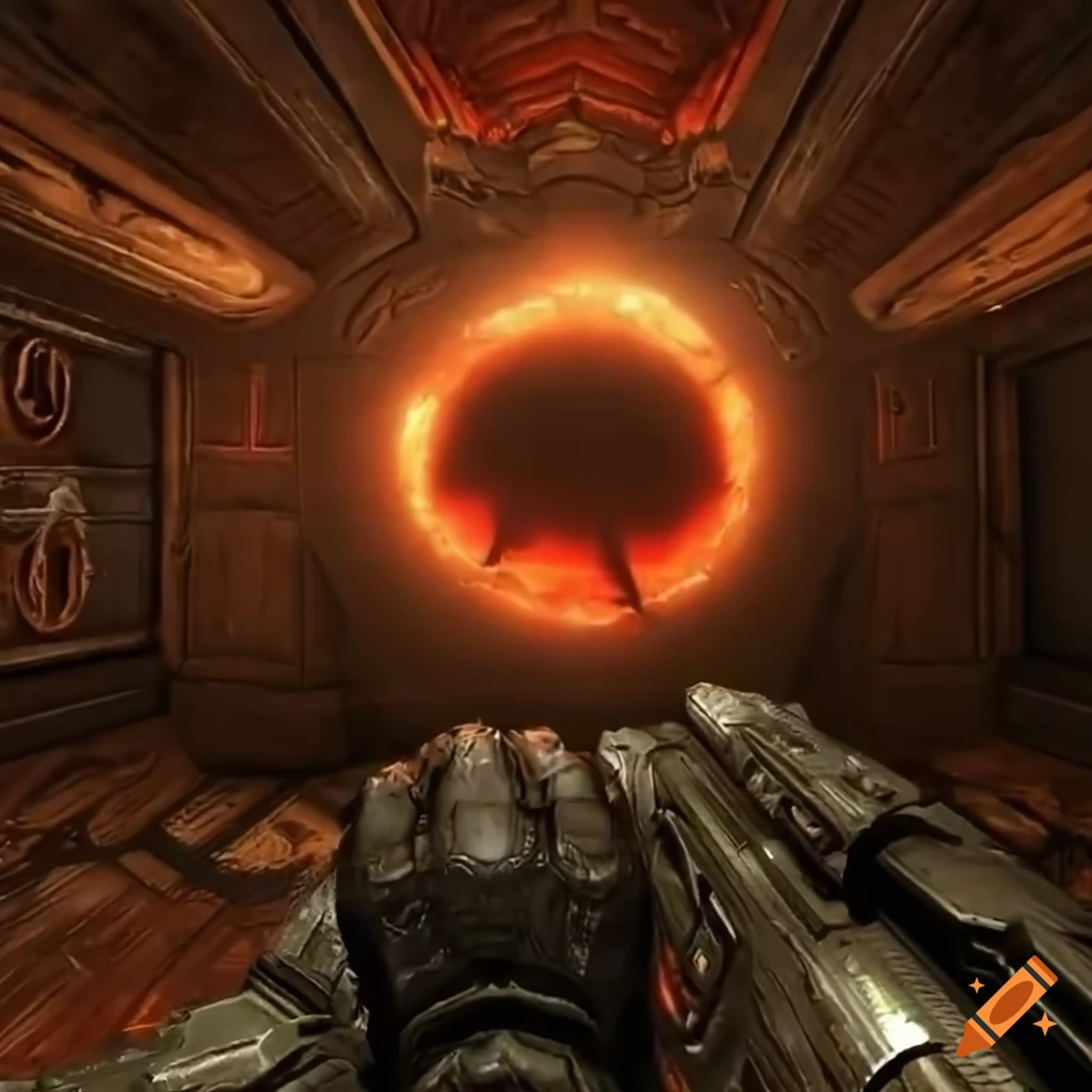 Solaire of Astora from Doom 2: Hell on Earth in 4K photorealistic ...