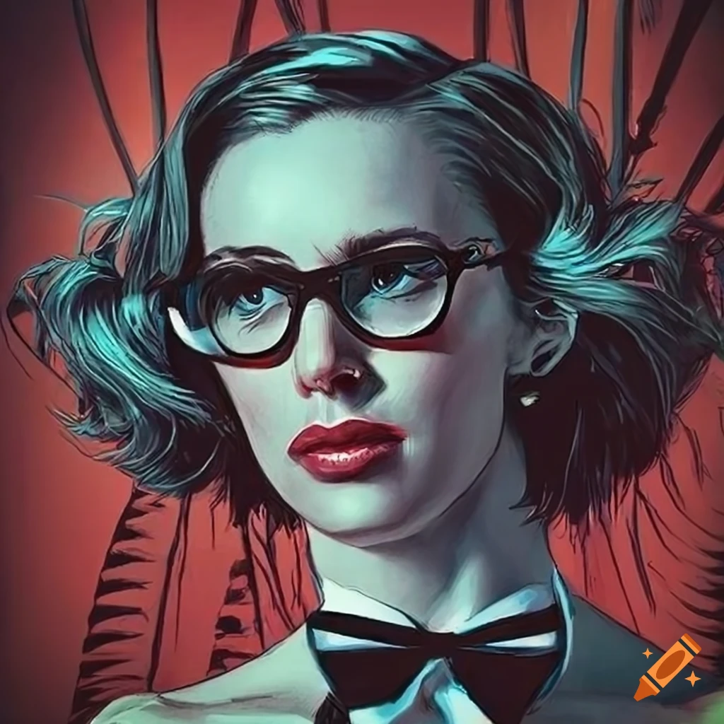 Vivacious tropical lsd noir graphic novel by norman rockwell in high ...