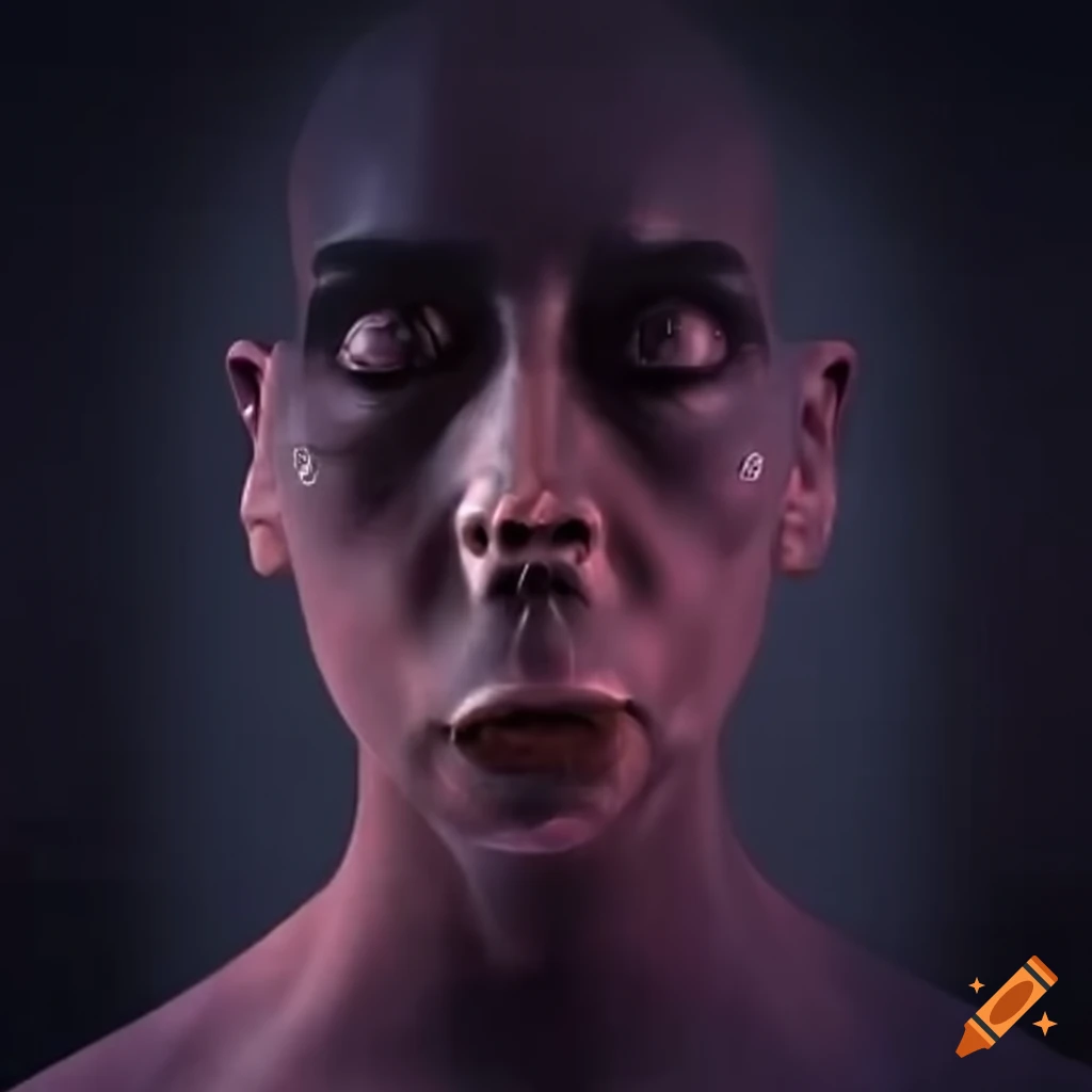 Abstract art of rotating facial planes and erratic depths on Craiyon