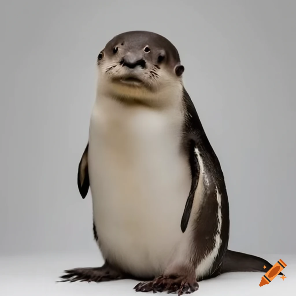 Otter-penguin hybrid on Craiyon