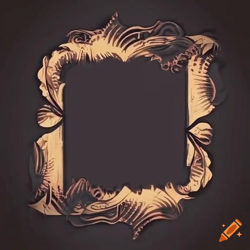 Simple vintage ui border on Craiyon