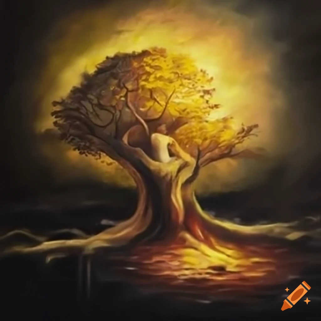 Telperion tree from lord of the rings on Craiyon