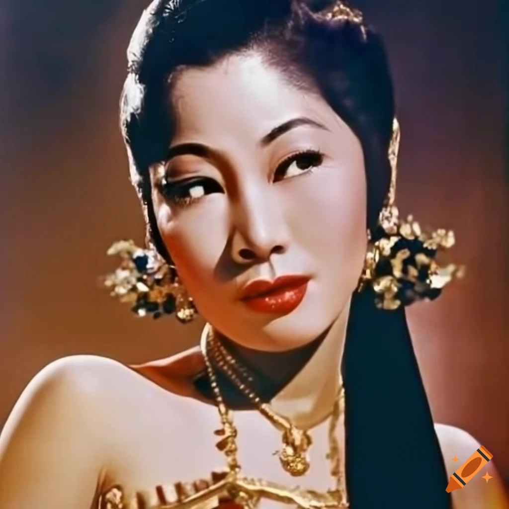 Princess of moonlight, legendary thai diva from the 1960s on Craiyon