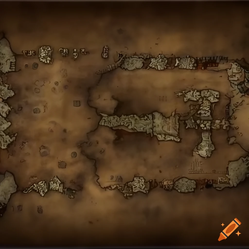 Highly detailed and ultra realistic top-down view of a fantasy battle ...