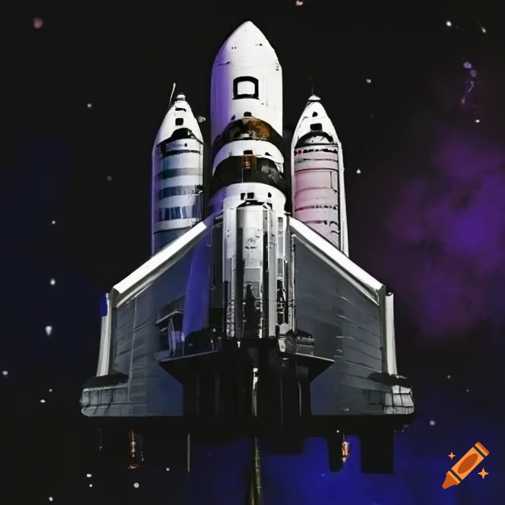 Steam punk space shuttle on Craiyon