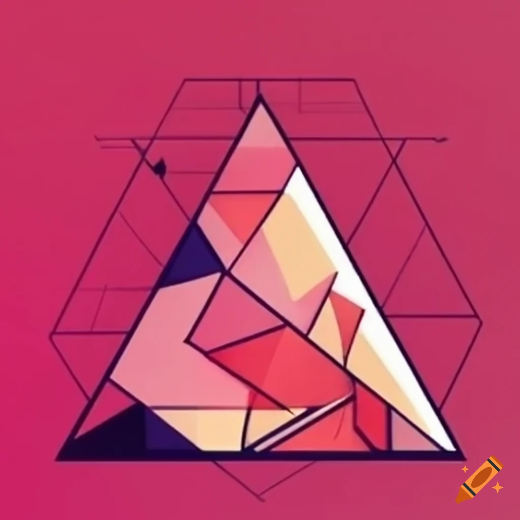 Geometric triangle on Craiyon