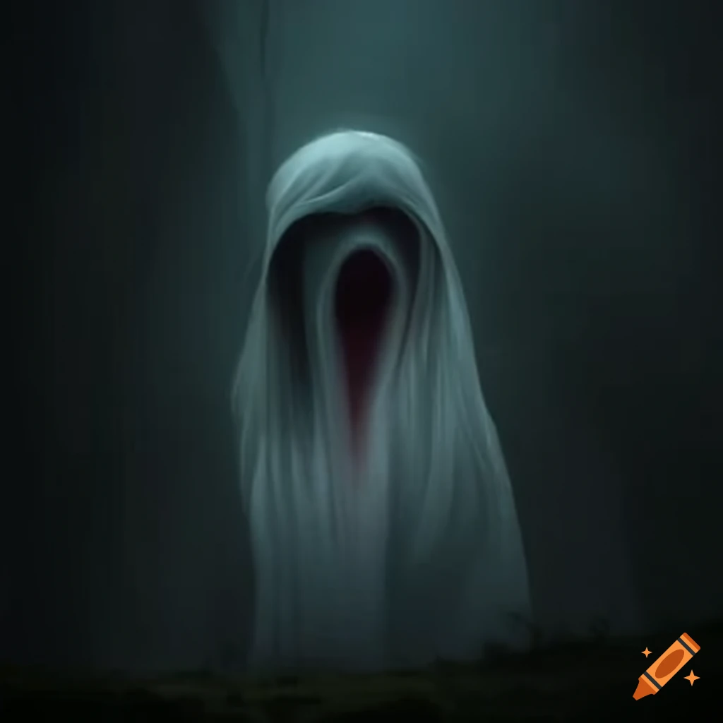 Eerie and unsettling scene with fog on Craiyon