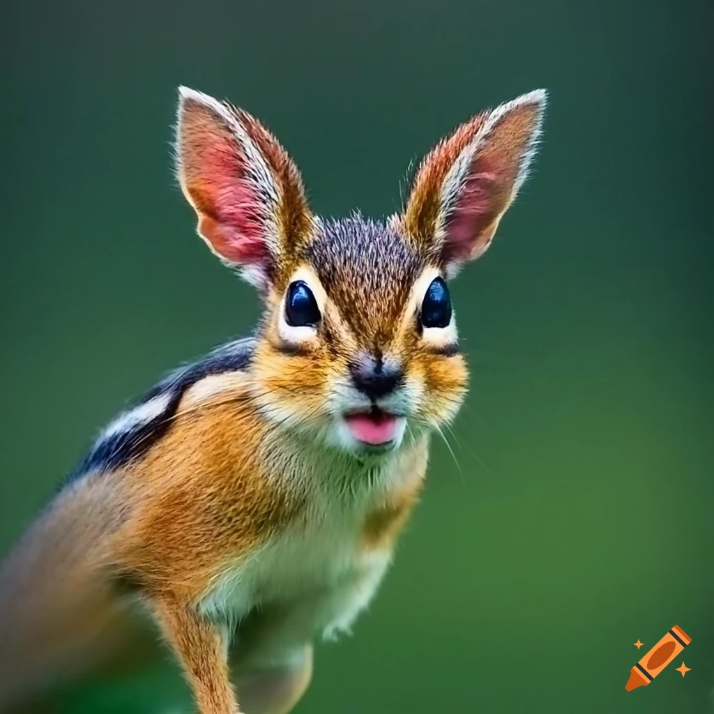 Ungulate deer-chipmunk hybrid on Craiyon