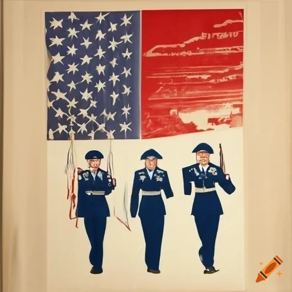 Air force junior rotc propaganda poster on Craiyon