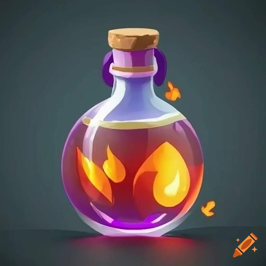 Explosive potion on Craiyon