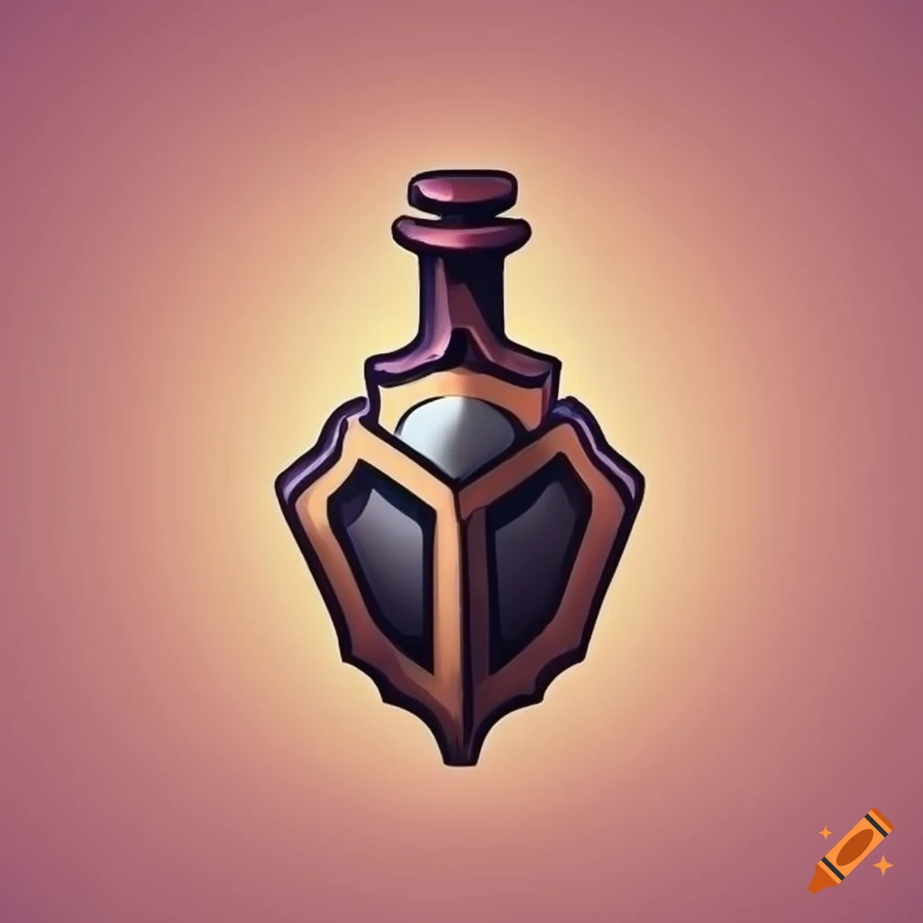 Defense potion with armor logo on Craiyon