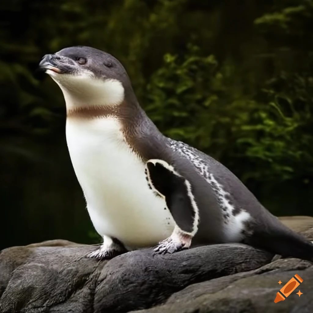 Otter-penguin hybrid on Craiyon