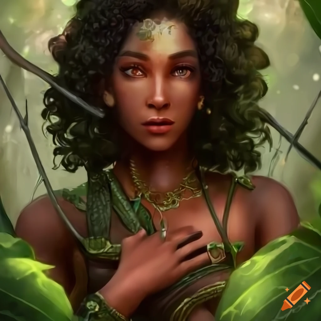 Artemis with bow and arrows in a forest with fireflies on Craiyon