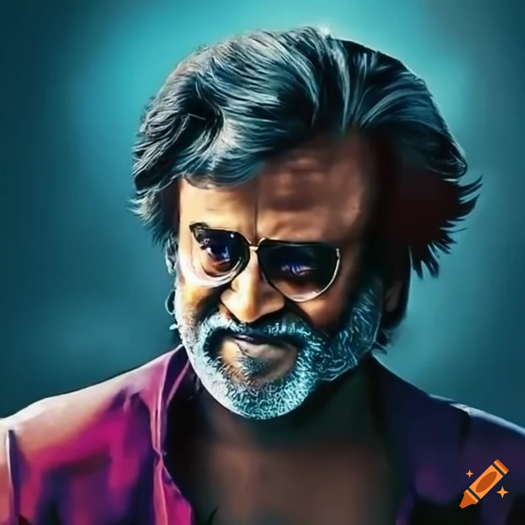 Rajinikanth on Craiyon