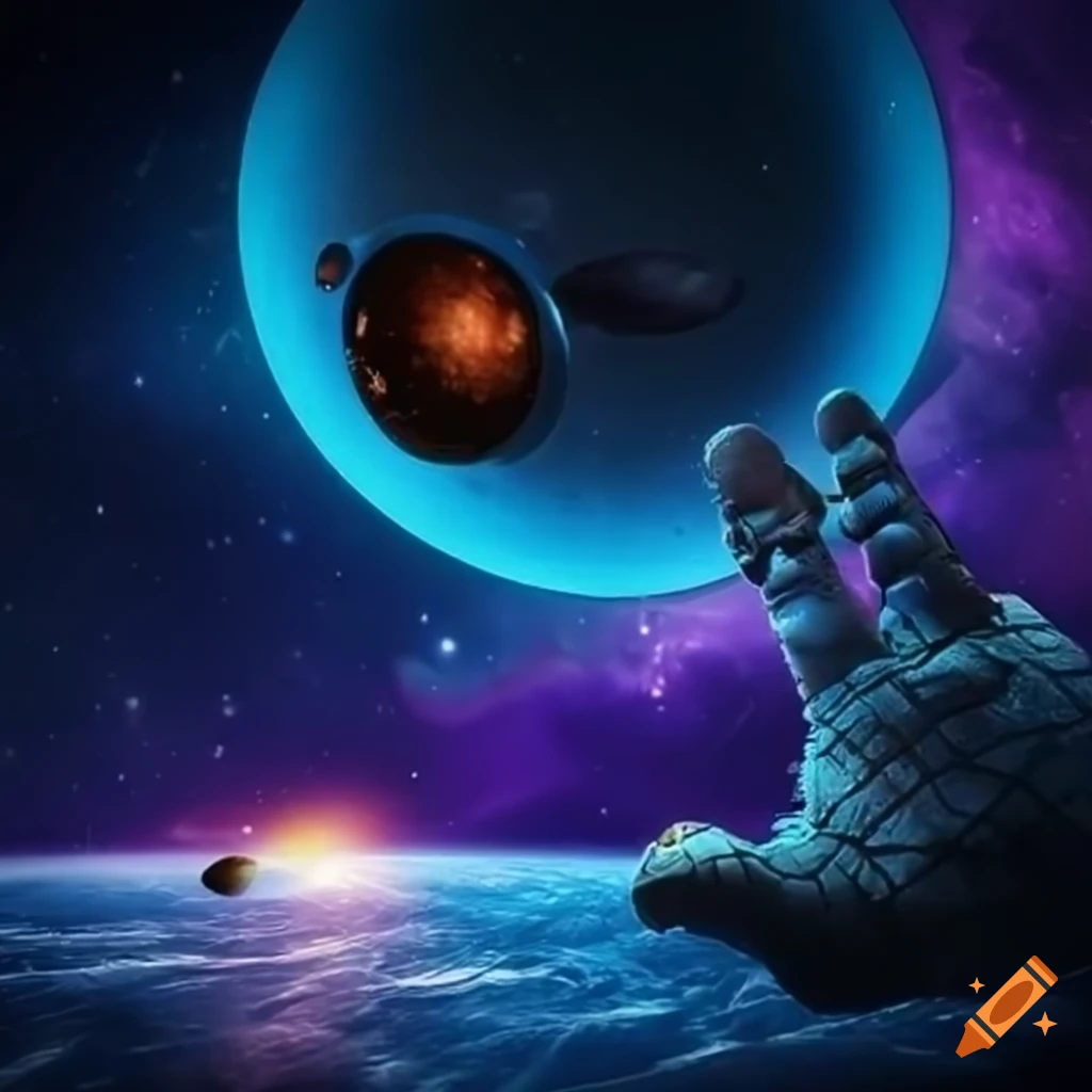 Space escape on Craiyon