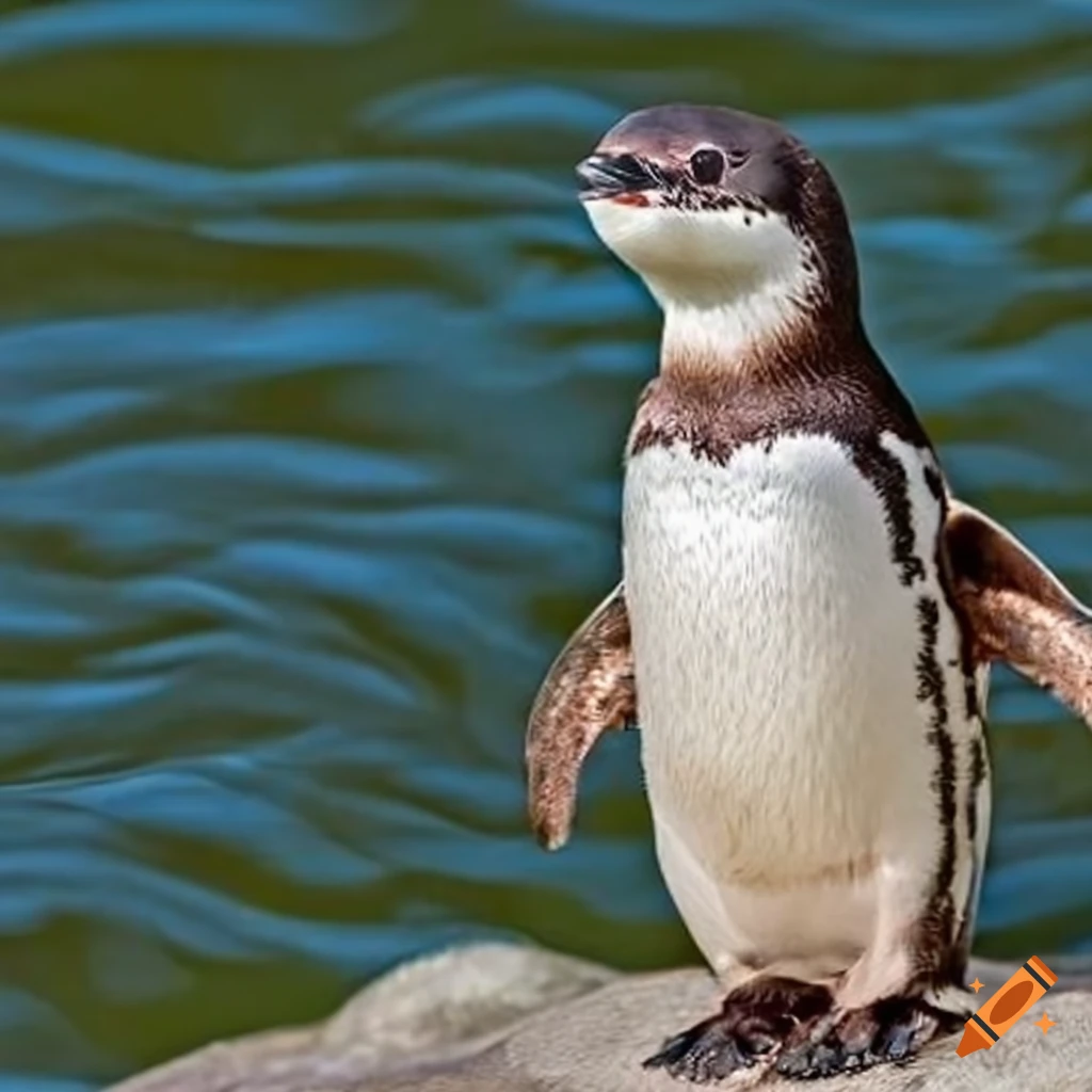 Otter-penguin hybrid on Craiyon