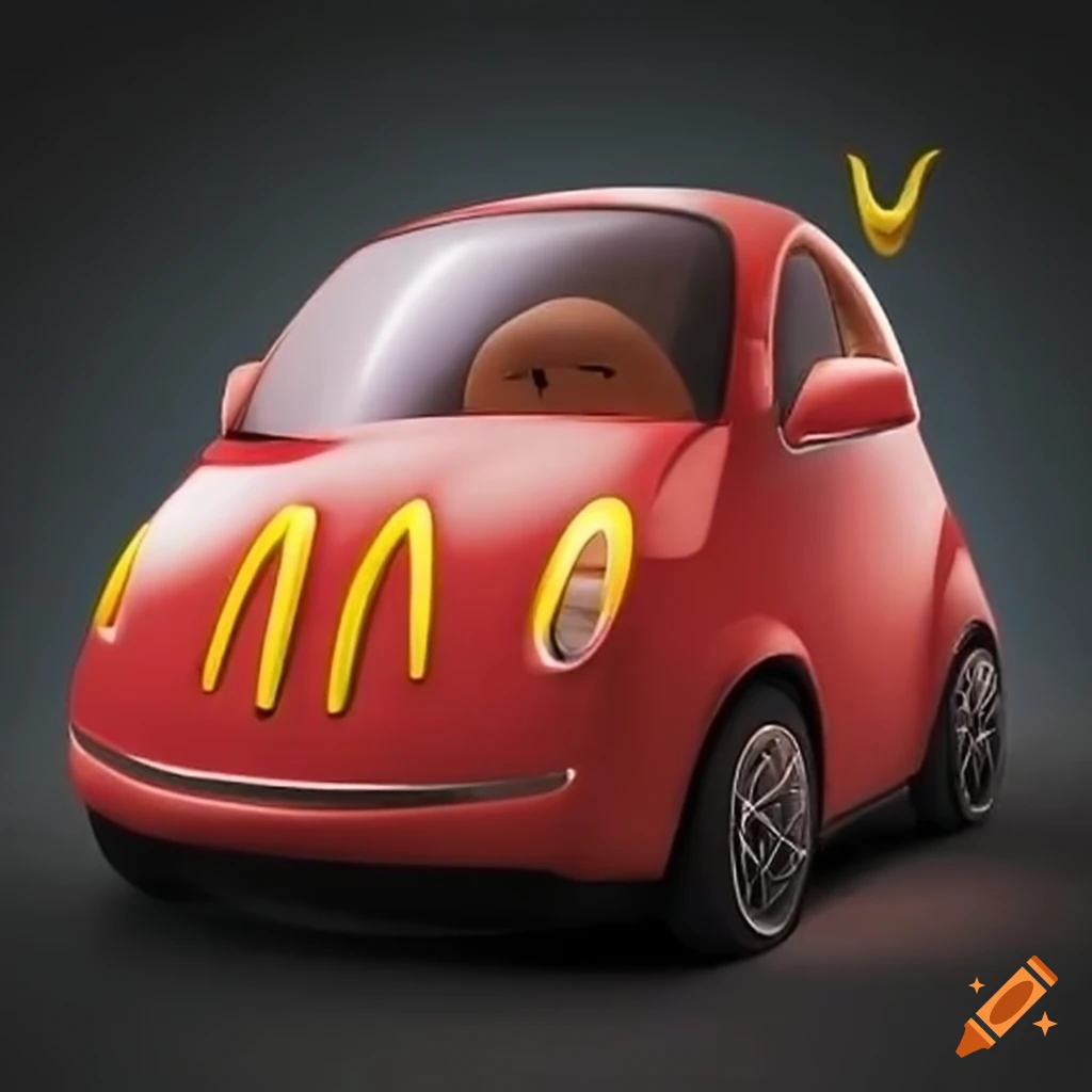 Mcdonald's themed car design on Craiyon