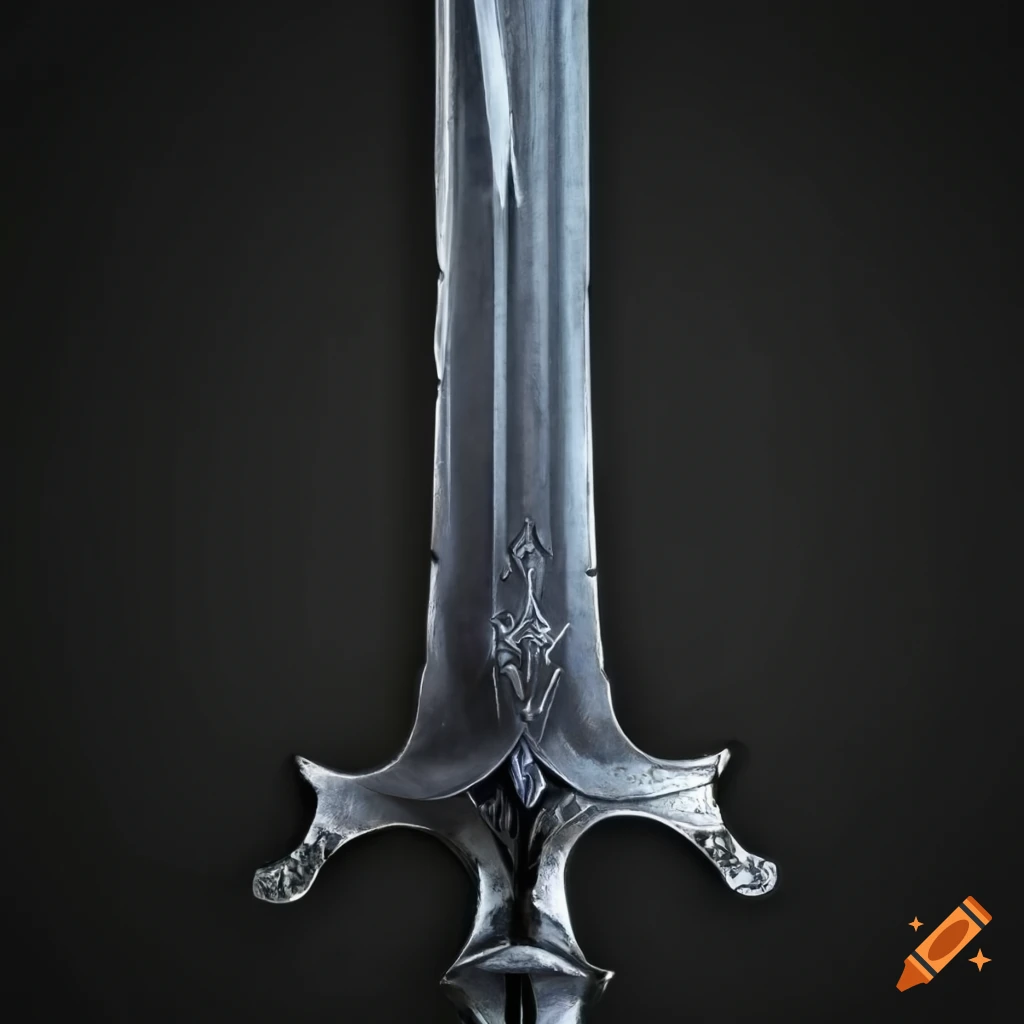 Black diamond sword blade on Craiyon