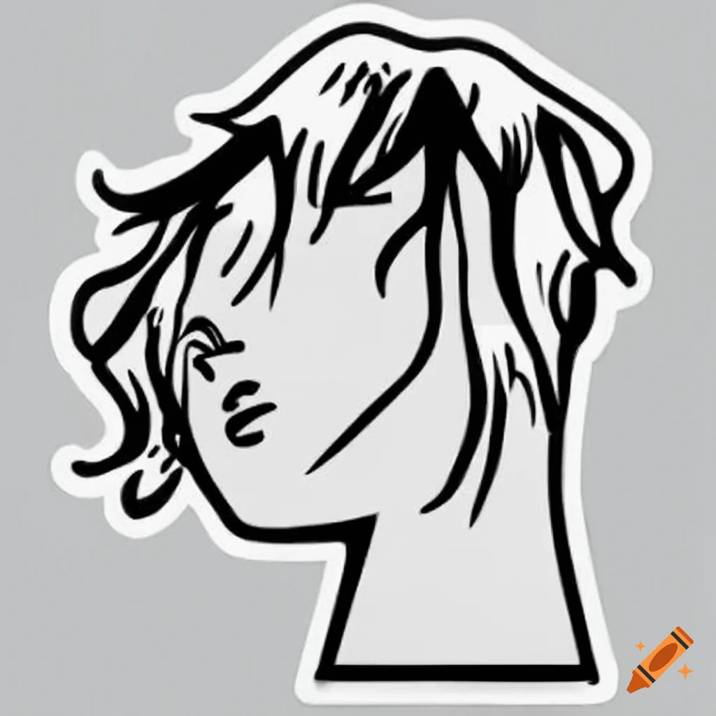 Minimalism design sticker on Craiyon