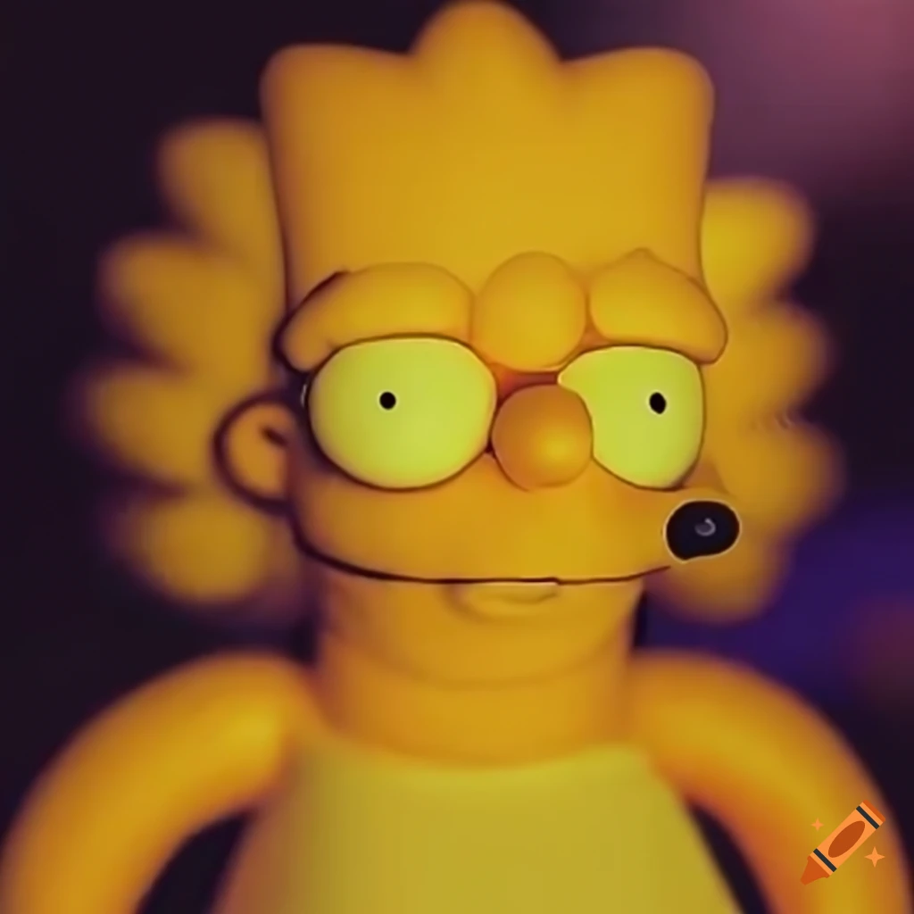Masculine lisa simpson fan art on Craiyon