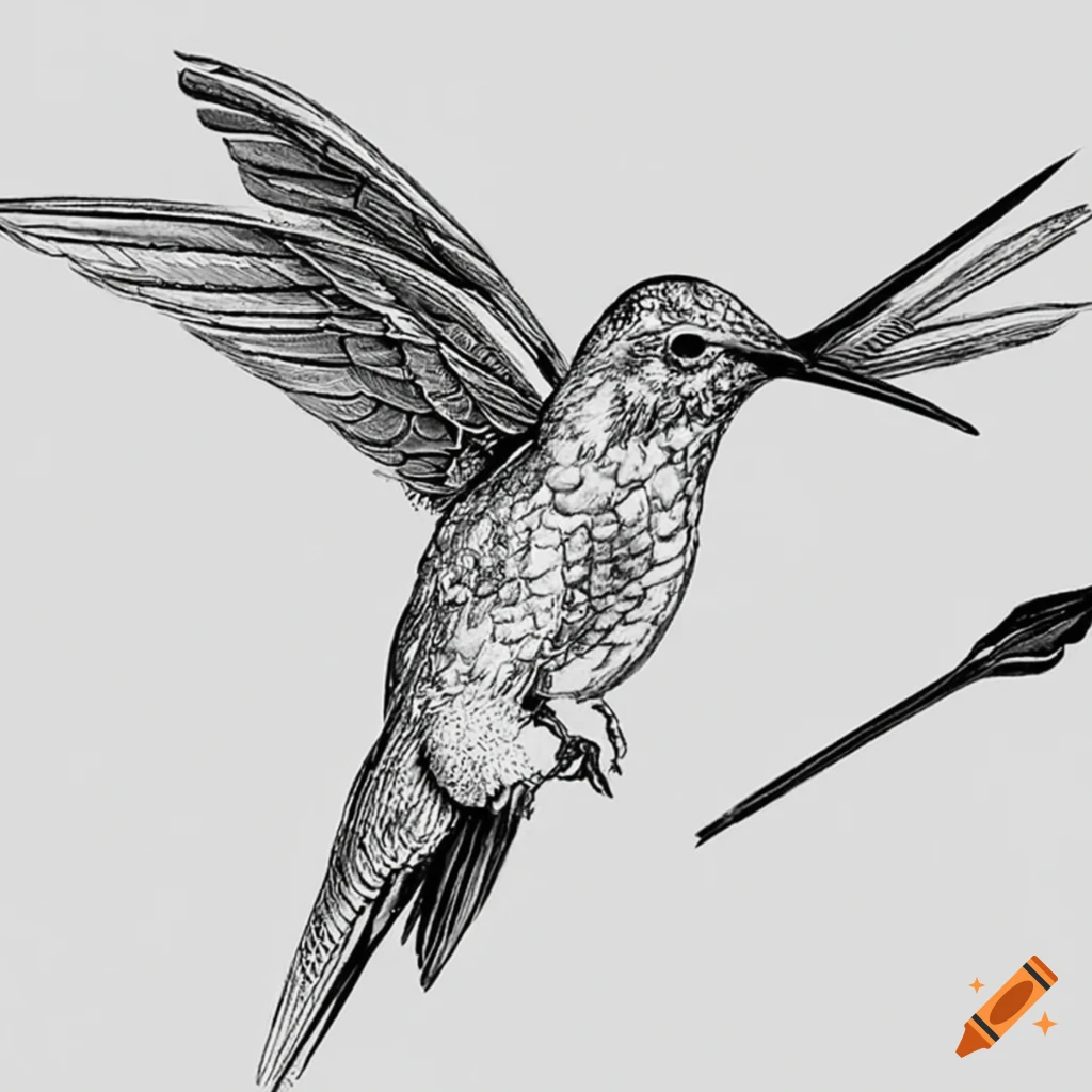 Hummingbird tattoo with arrow, inspired by the mockingjay symbol from ...