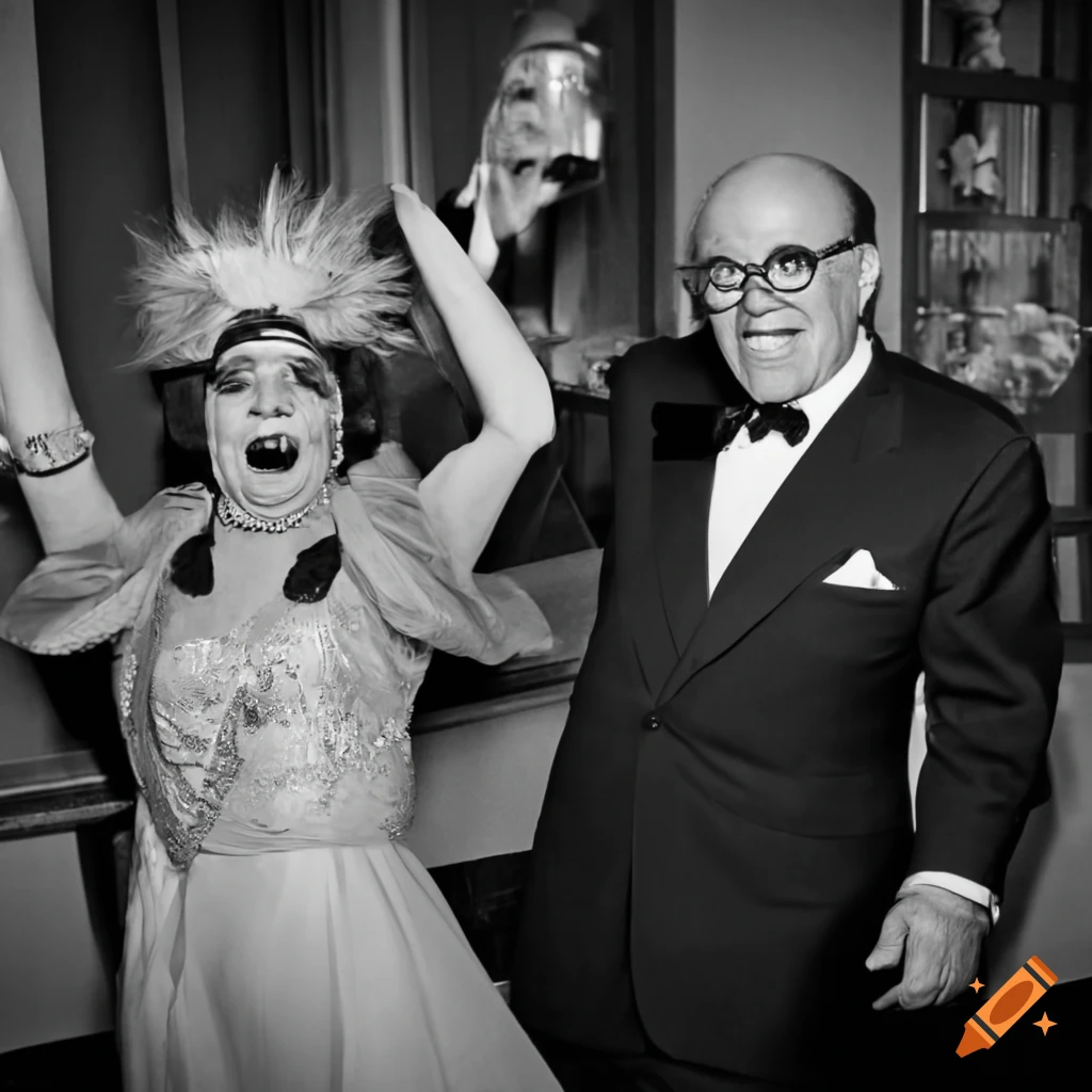 Politicians celebrating new year's eve in a 1920s nyc setting on Craiyon