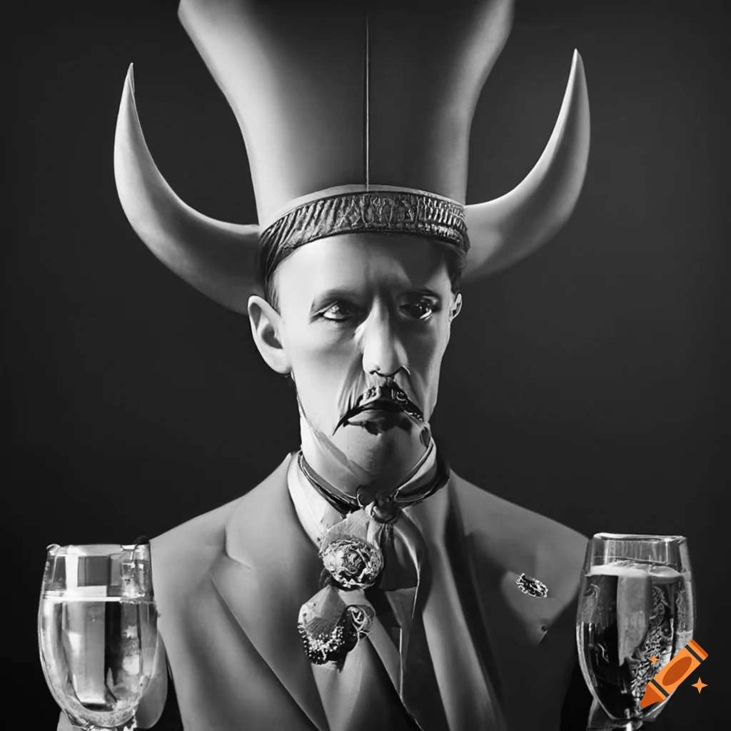 Soviet Union themed party with swanky hats and champagne in 1929 on Craiyon