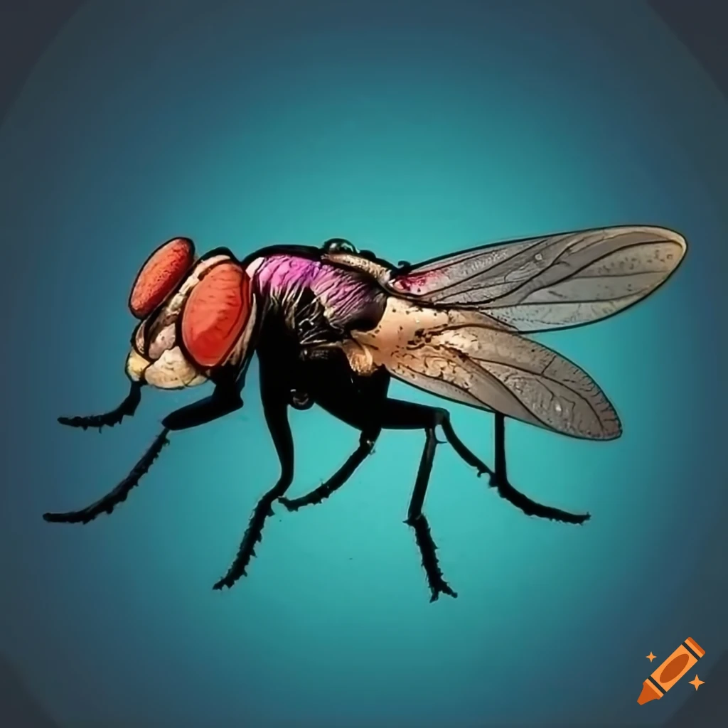 Fly insect on Craiyon