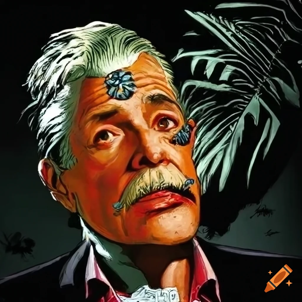 Vivacious Tropical LSD noir graphic novel by Norman Rockwell in high ...