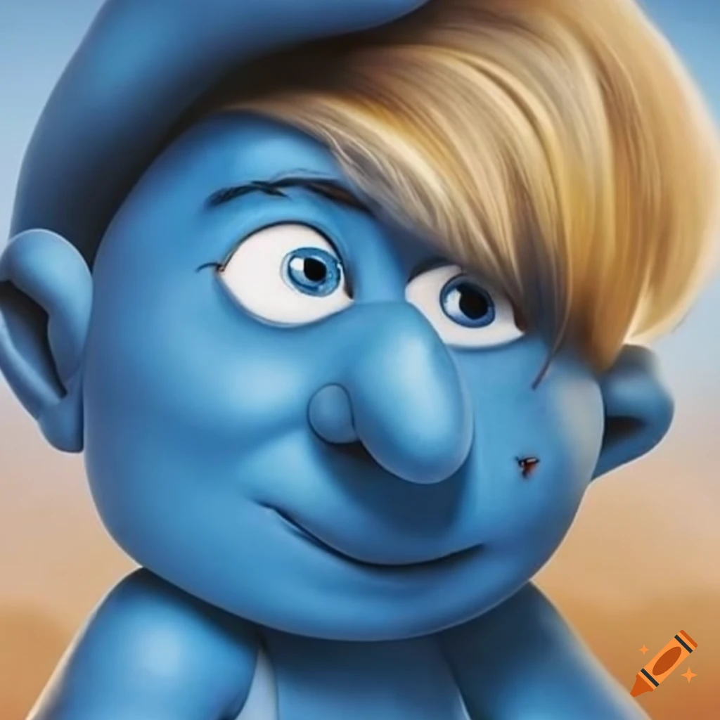 German smurf on Craiyon