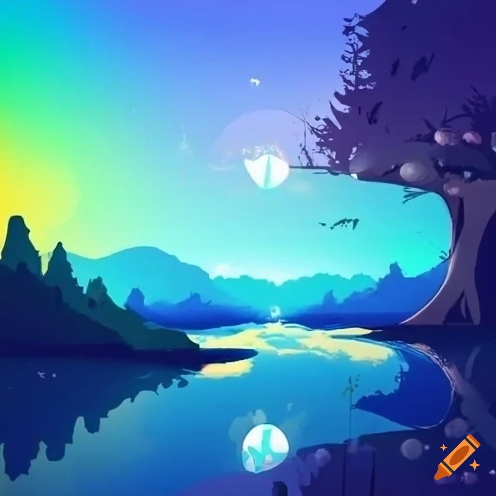 Dynamic scenery on Craiyon