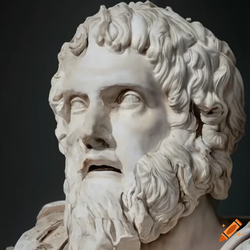 Portrait of ancient philosopher anaxagoras on Craiyon