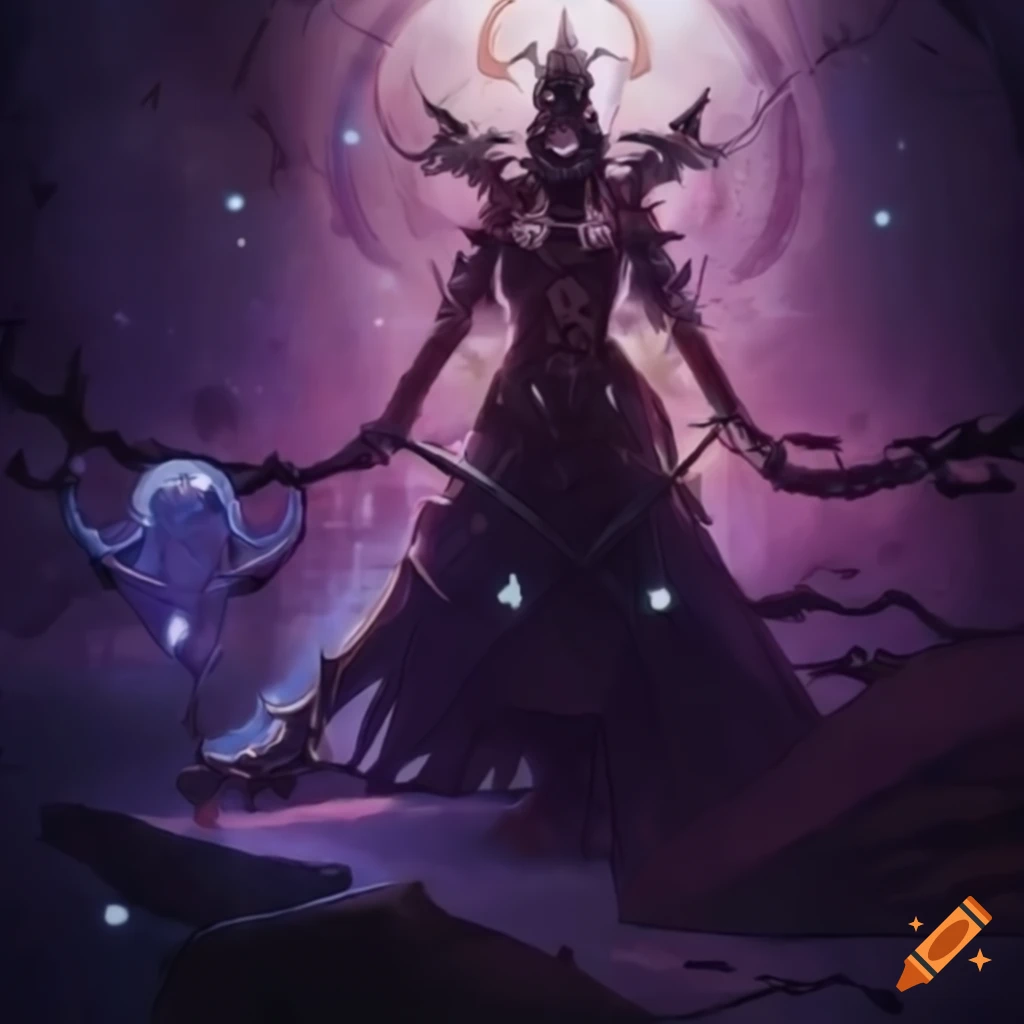 Artistic representation of a summoning on Craiyon